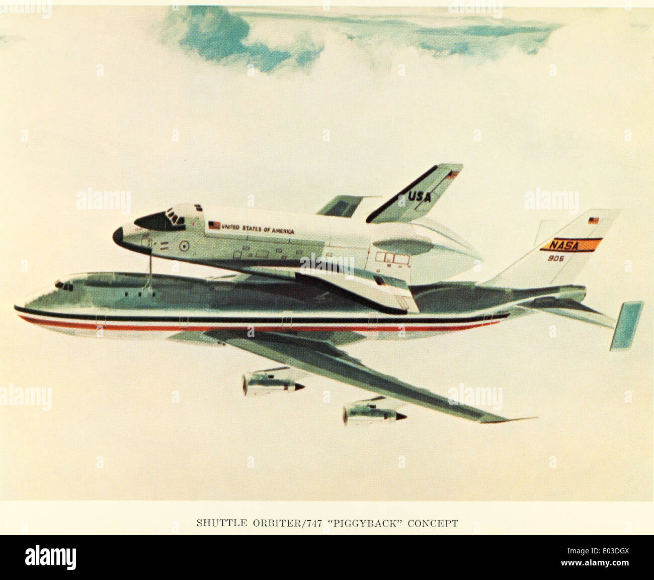 A glossy photo of the NASA Space Shuttle Program, featuring a moment ...