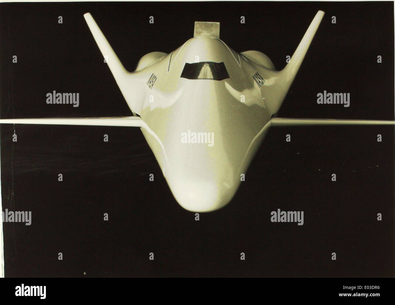 This glossy photo from 1972 features the early stages of NASA's Space Shuttle Program. The Space ...