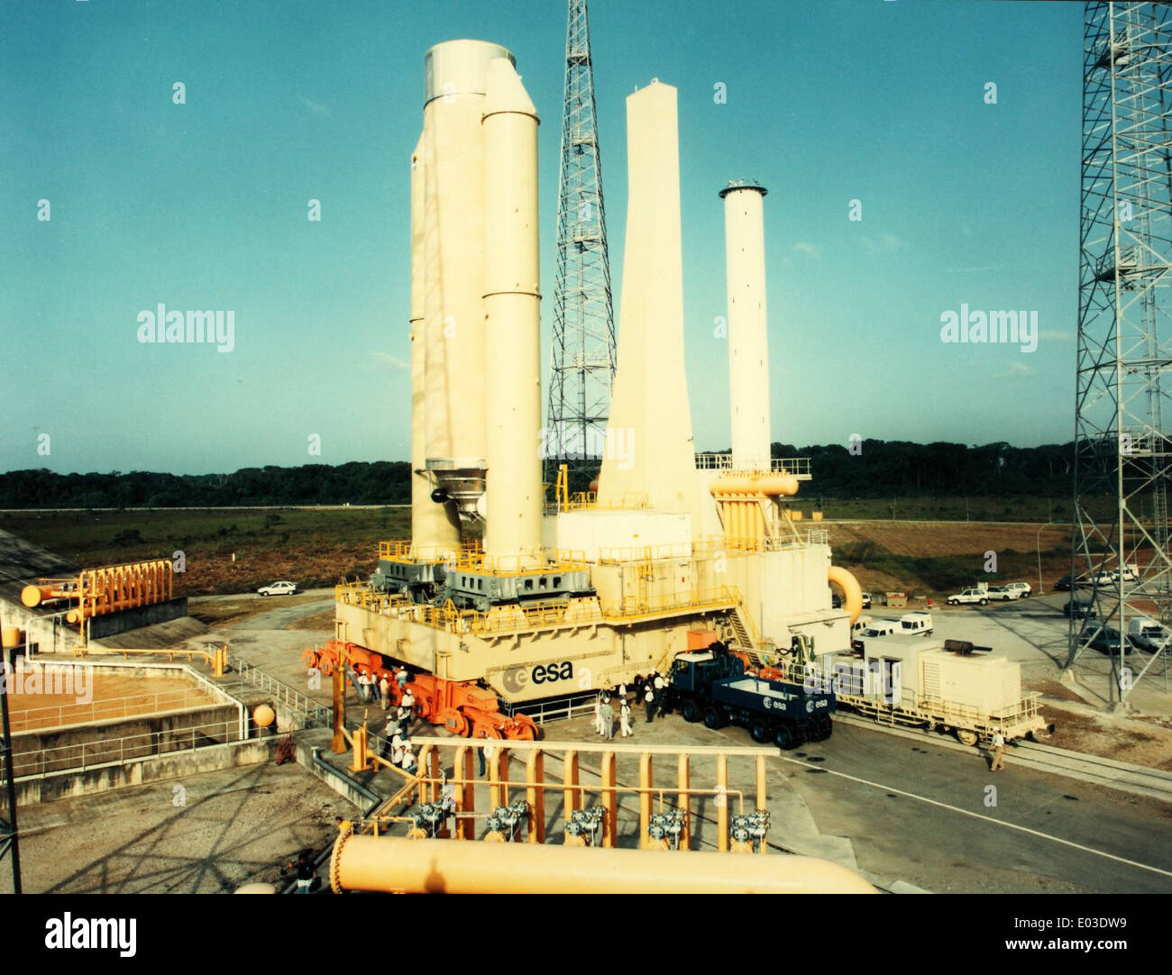This glossy photo depicts the Ariane 5 rocket, launched by NASA on ...