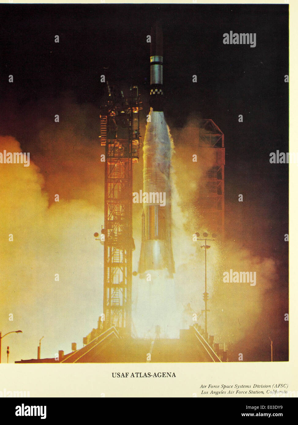 This glossy photo showcases the Convair Atlas missile, an essential part of NASA's space launch ...