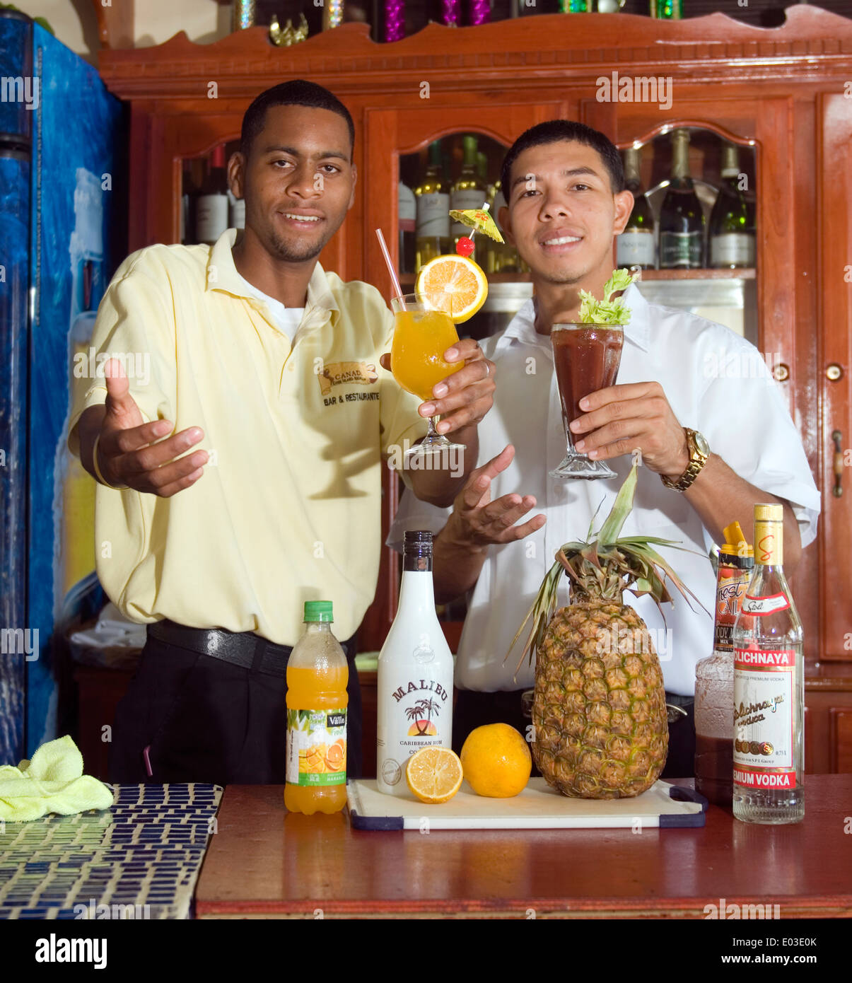 Resort bartender big corn island hi-res stock photography and images ...