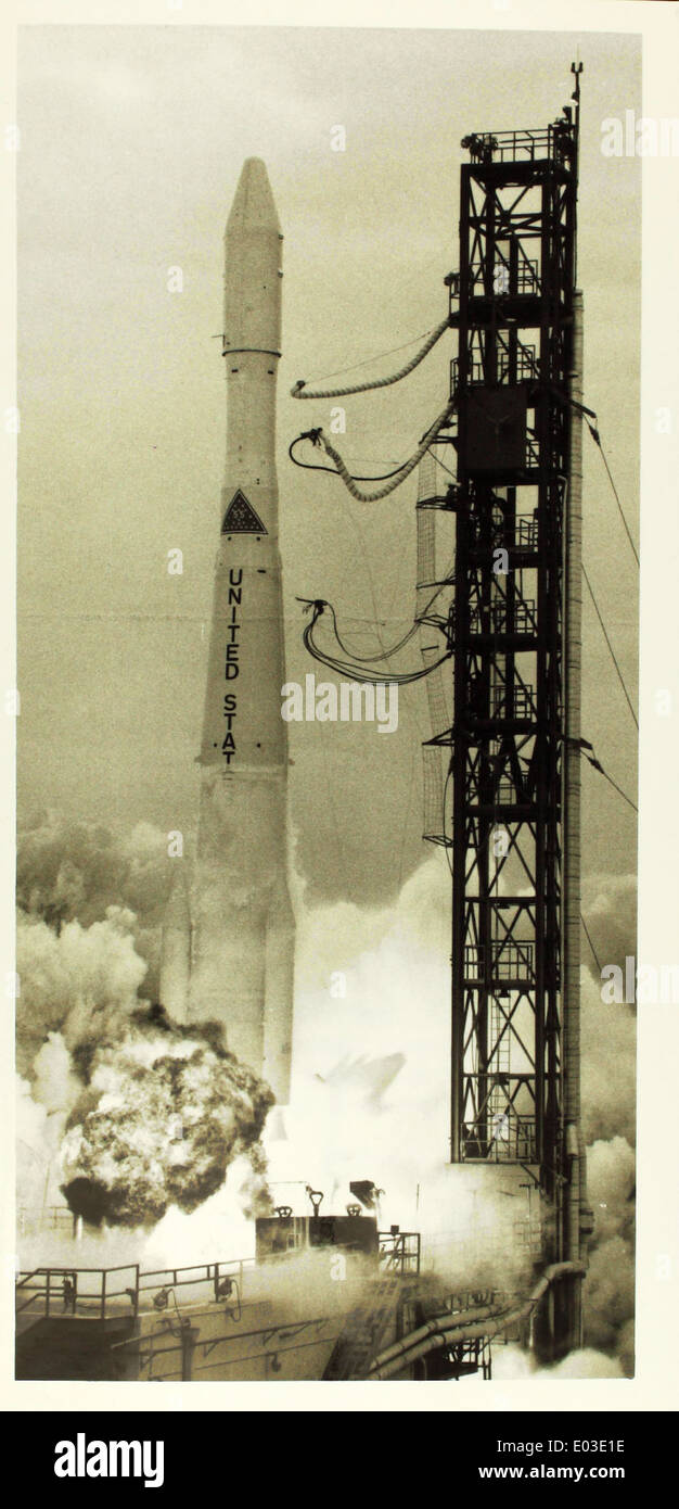 This 1967 glossy photo shows the Delta 55 Complex 17B, a site crucial ...