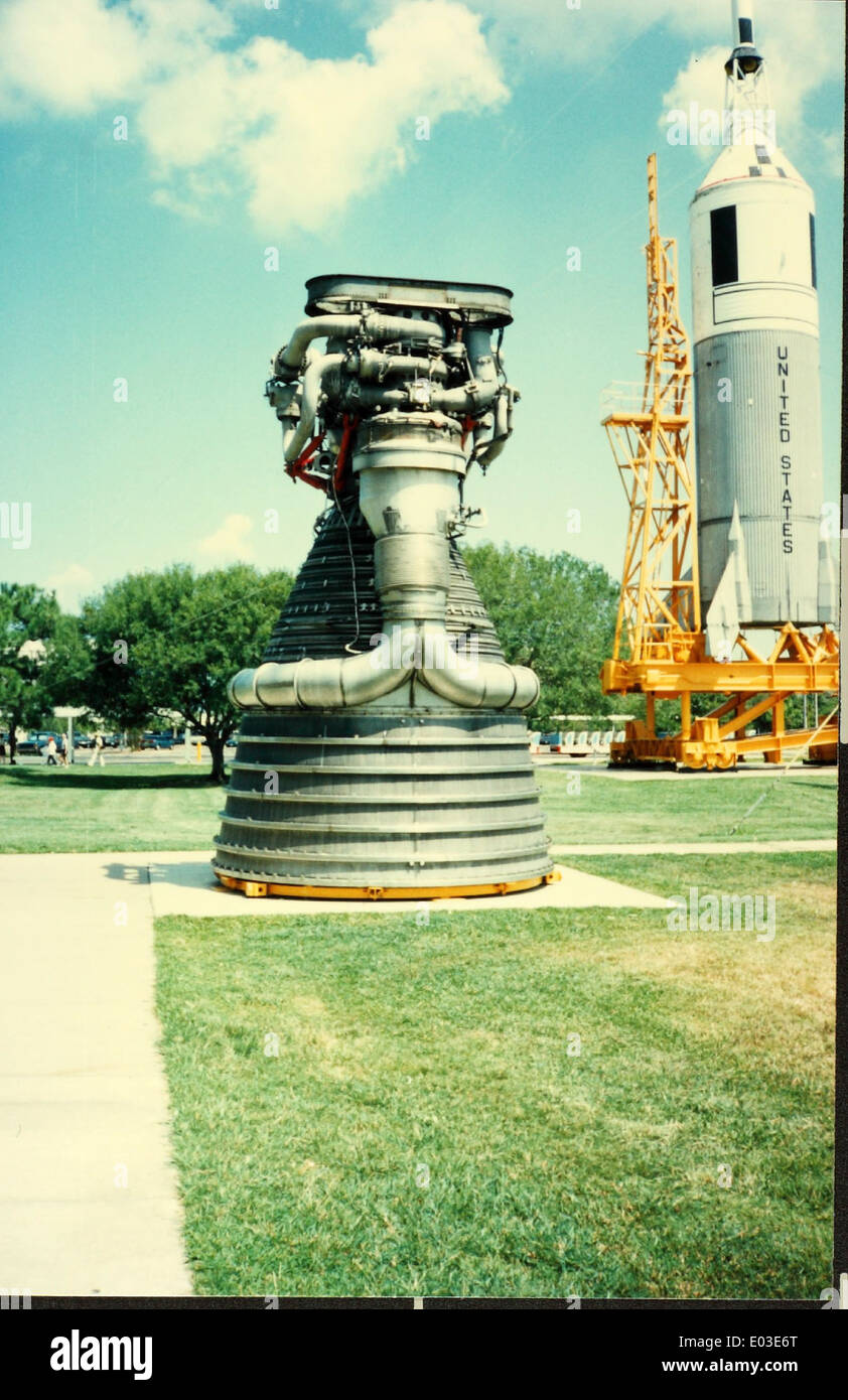 This glossy photograph showcases the iconic Saturn V rocket, used by NASA in the Apollo space ...