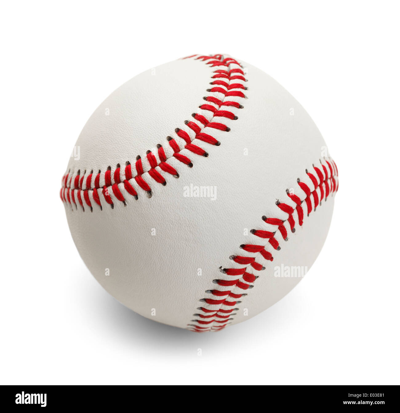 Official Baseball Isolated on White Background Stock Photo - Alamy