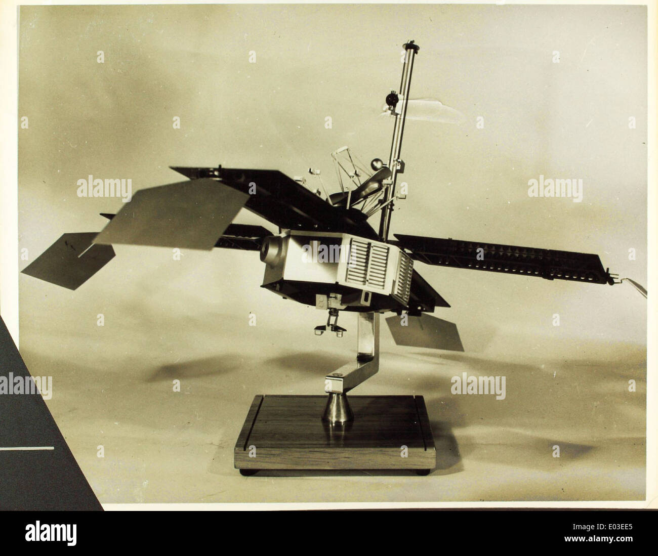 This glossy photo showcases the NASA Mariner spacecraft, part of a ...