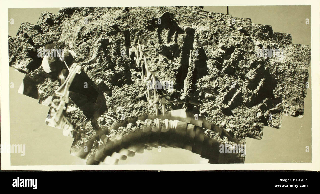 This glossy photo depicts the NASA Viking Lander, which successfully ...