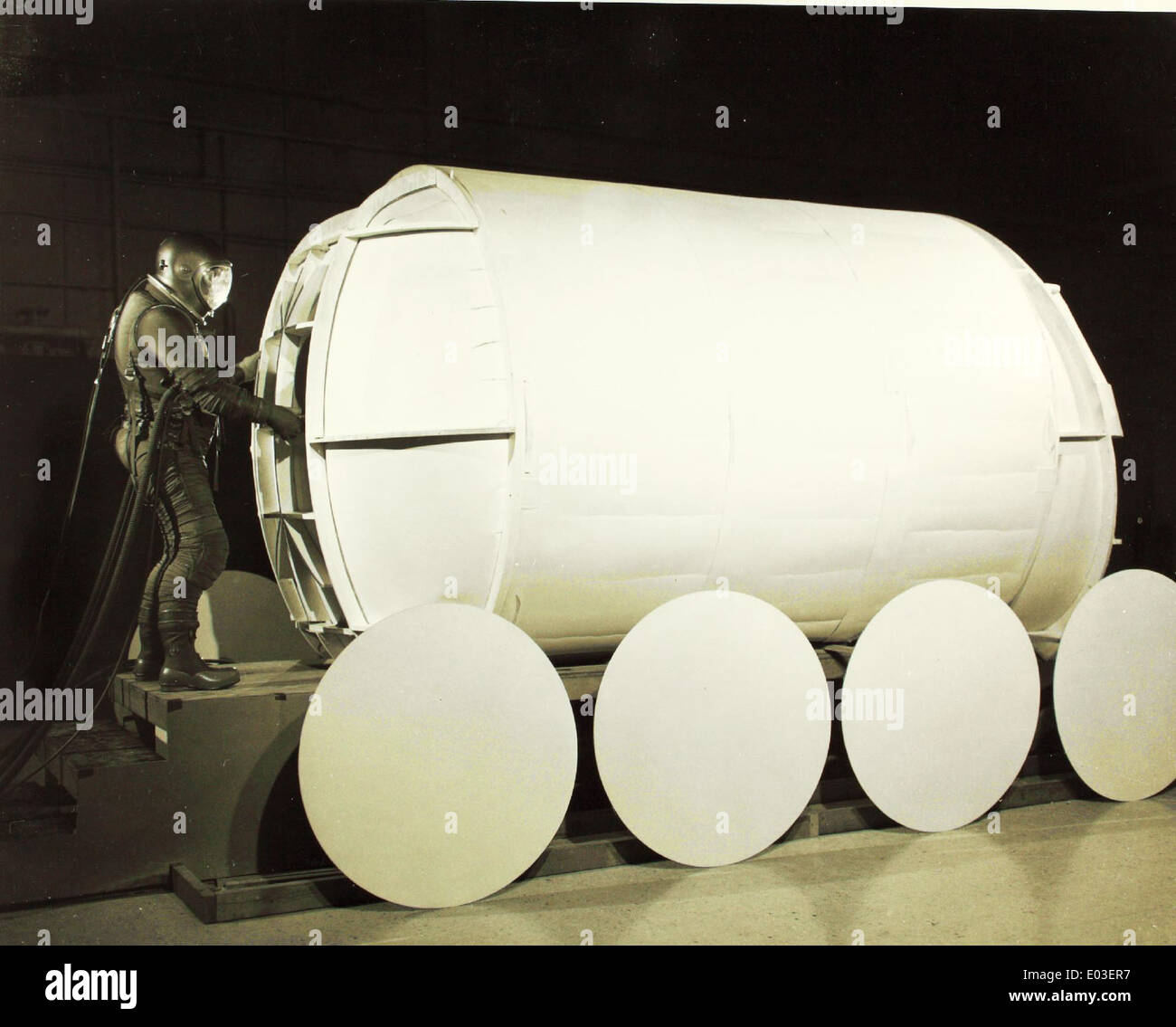 This glossy photo showcases models of the Lunar Roving Vehicle, a key ...