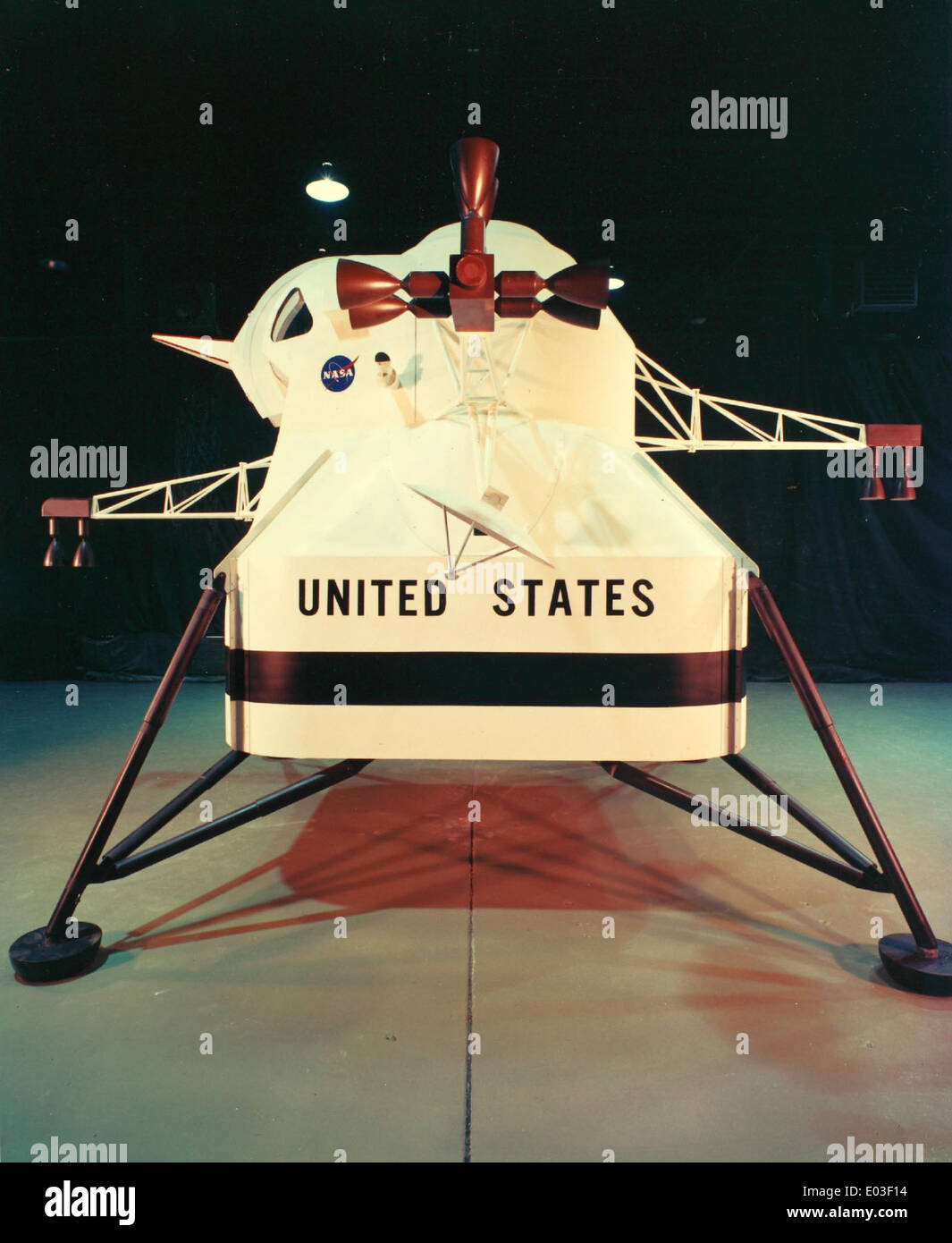 This glossy photo shows the General Dynamics Lunar Excursion Module ...
