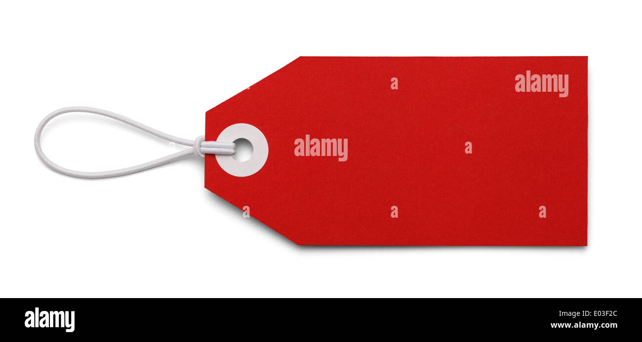 Large Price Tag with Copy Space Isolated on White Background Stock ...