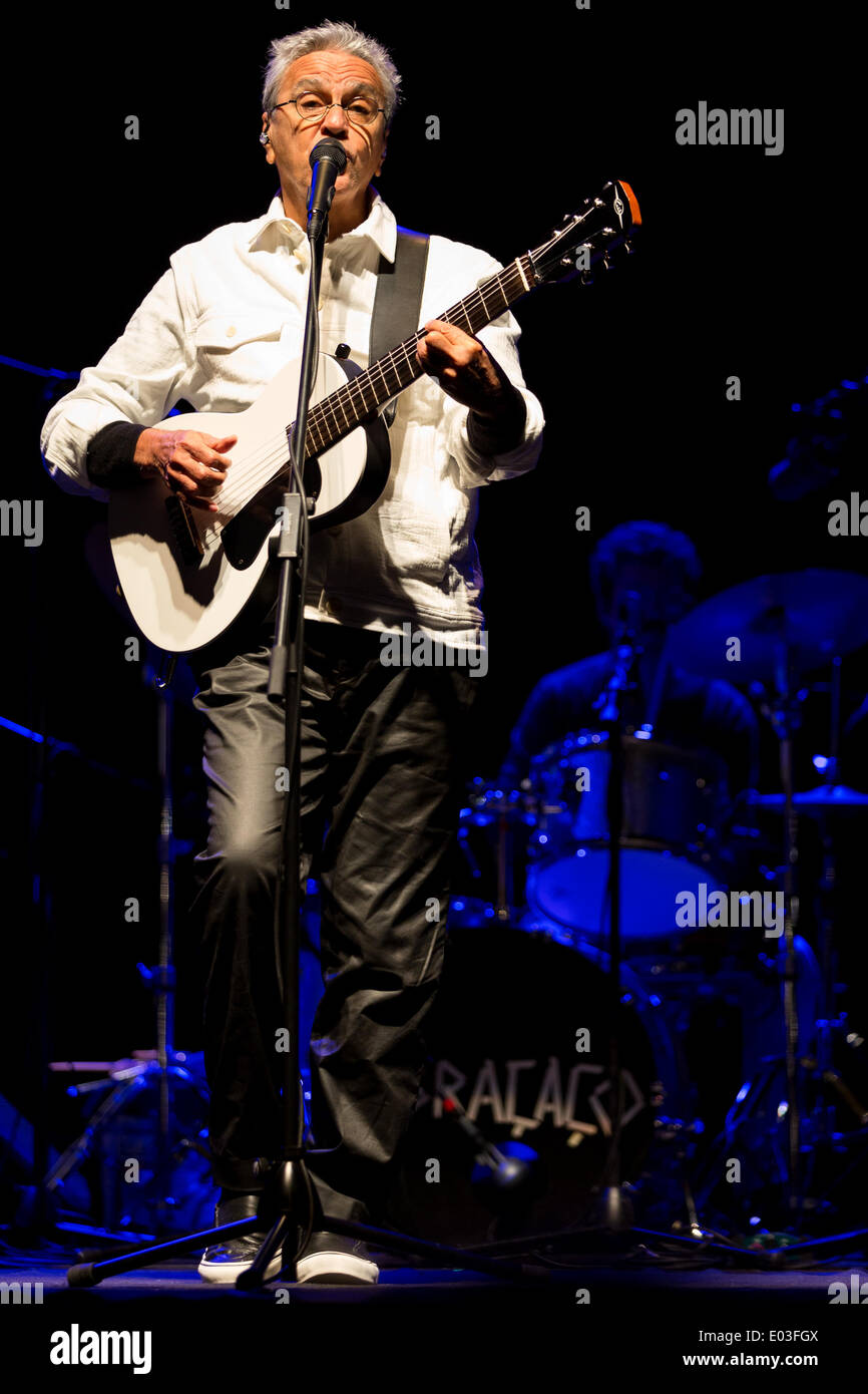 Turin, Italy. 30th Apr, 2014. Caetano Veloso, a very famous Brazilian ...
