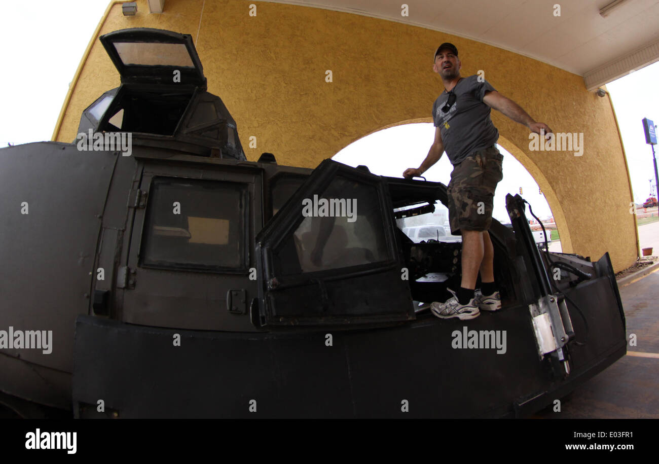 El Reno OK, USA. 26th Apr, 2014. Sean Casey - IMAX film-maker/Storm ...