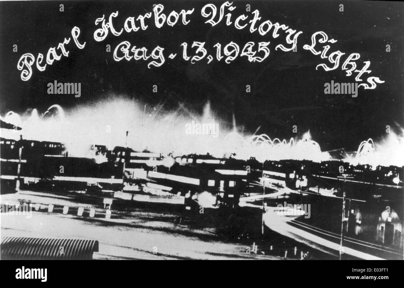 Pearl Harbor Victory Lights Stock Photo - Alamy