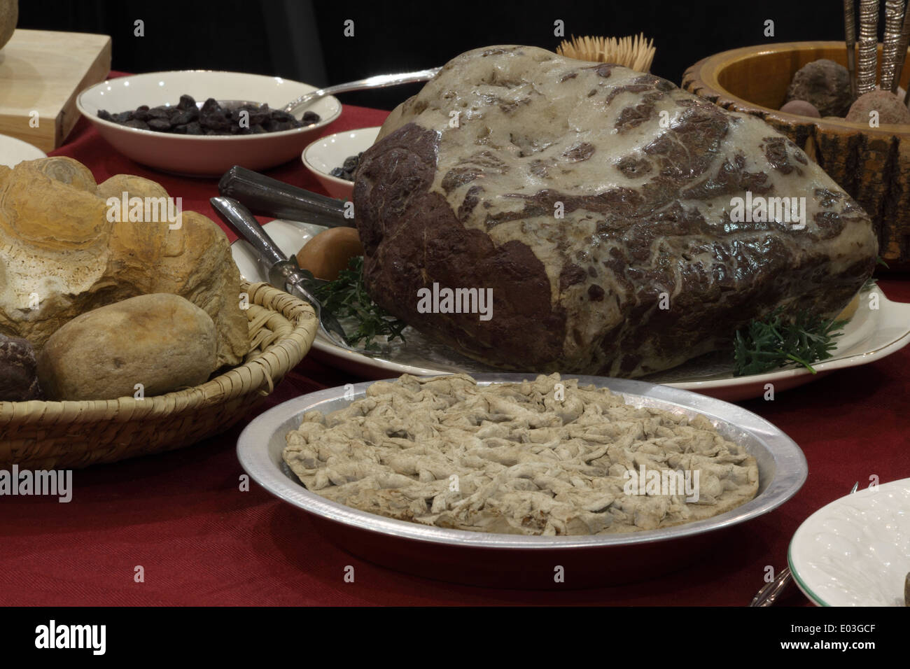 Rock food, naturally occurring rocks that look like food, collected by ...