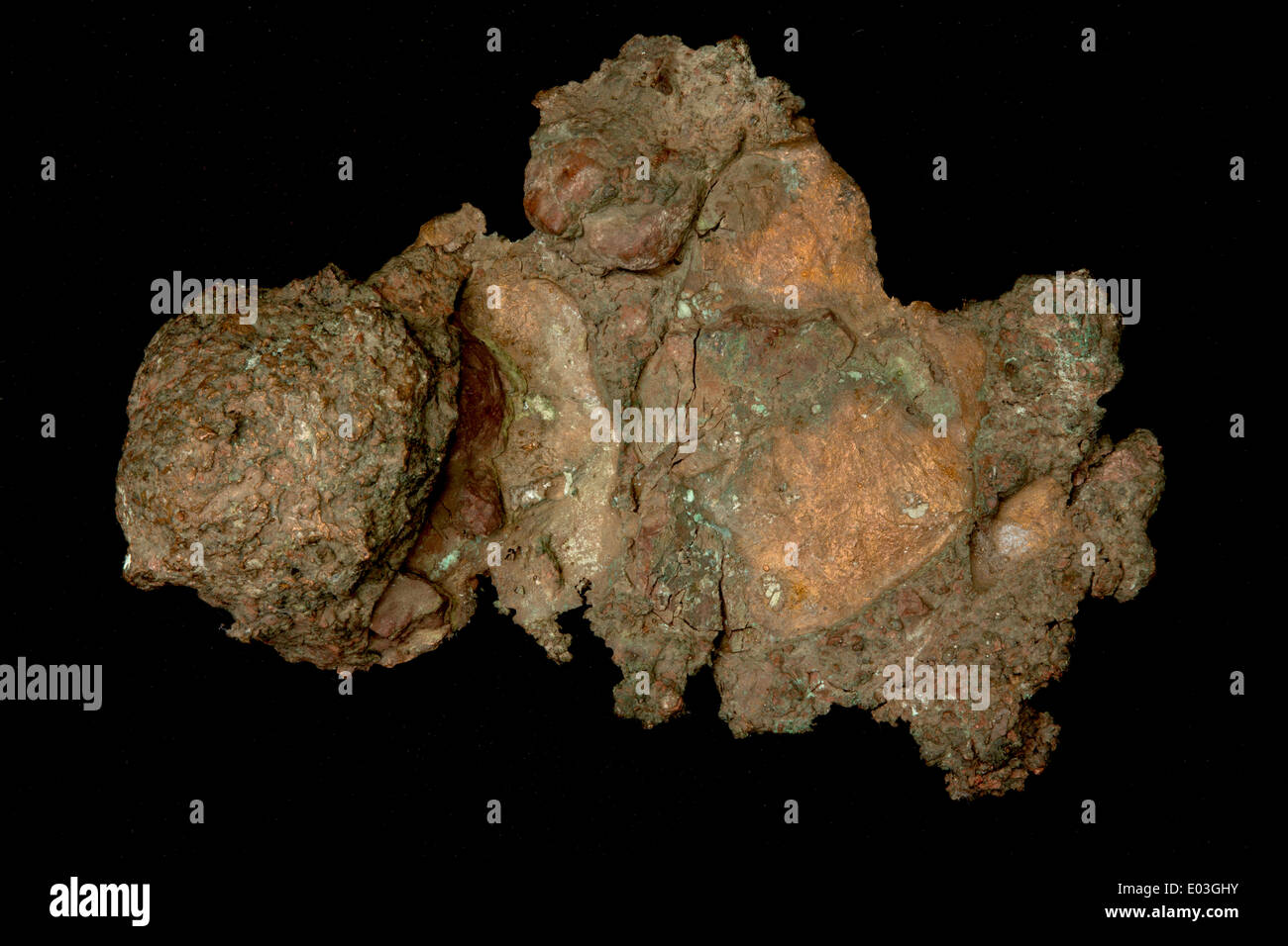 Native Copper, Upper Peninsula, Michigan Stock Photo - Alamy