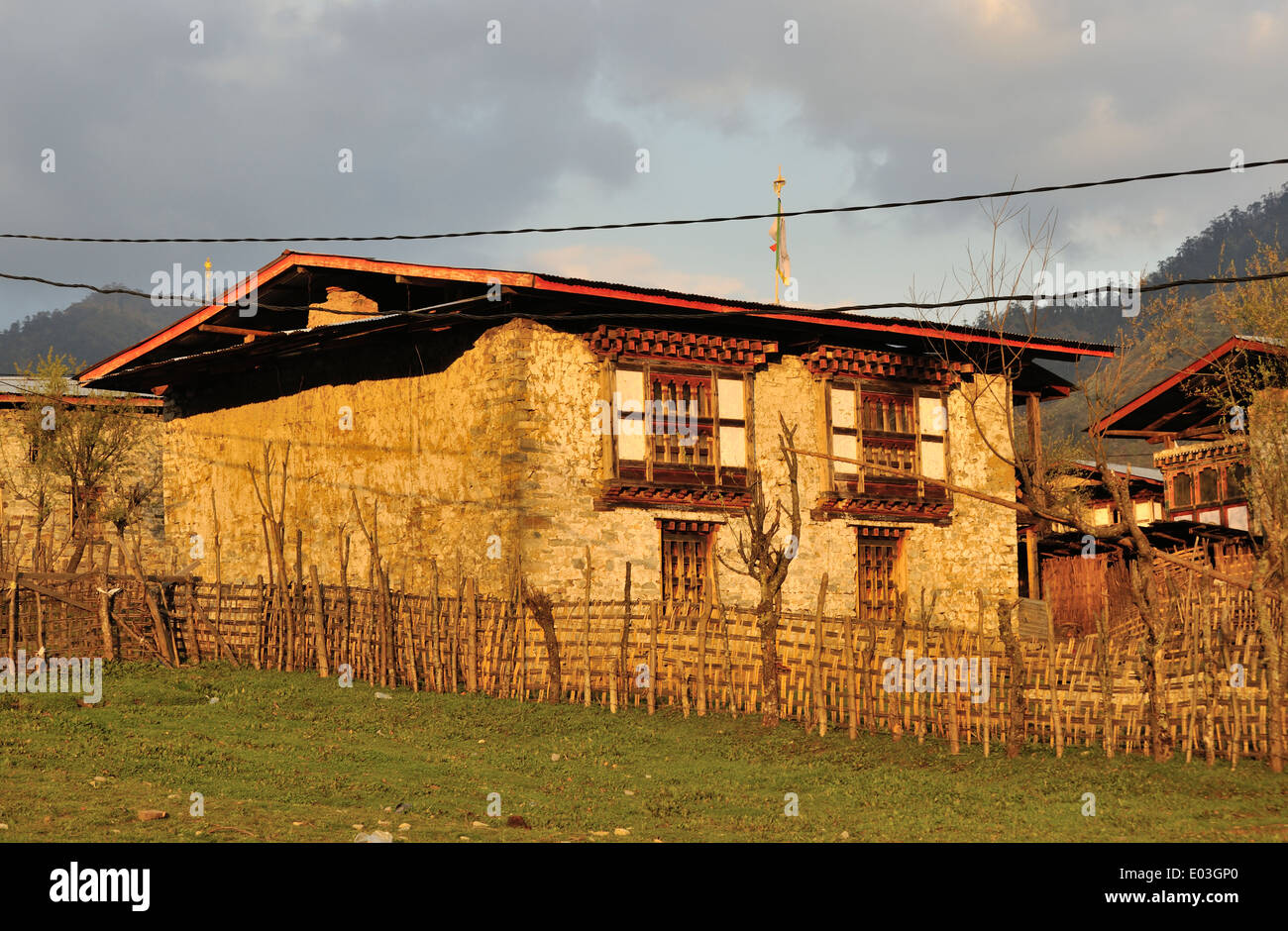 Traditional rural bhutanese house hi-res stock photography and images ...