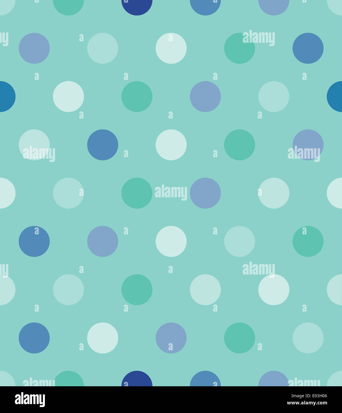 Mint polka dot seamless pattern Stock Photo - Alamy