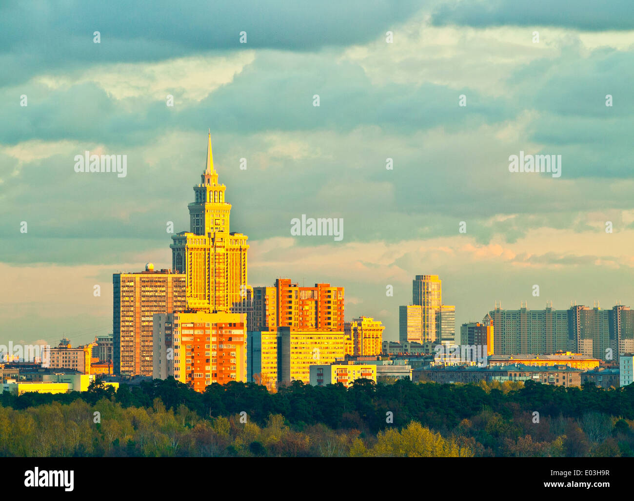 Moscow urban area hi-res stock photography and images - Alamy