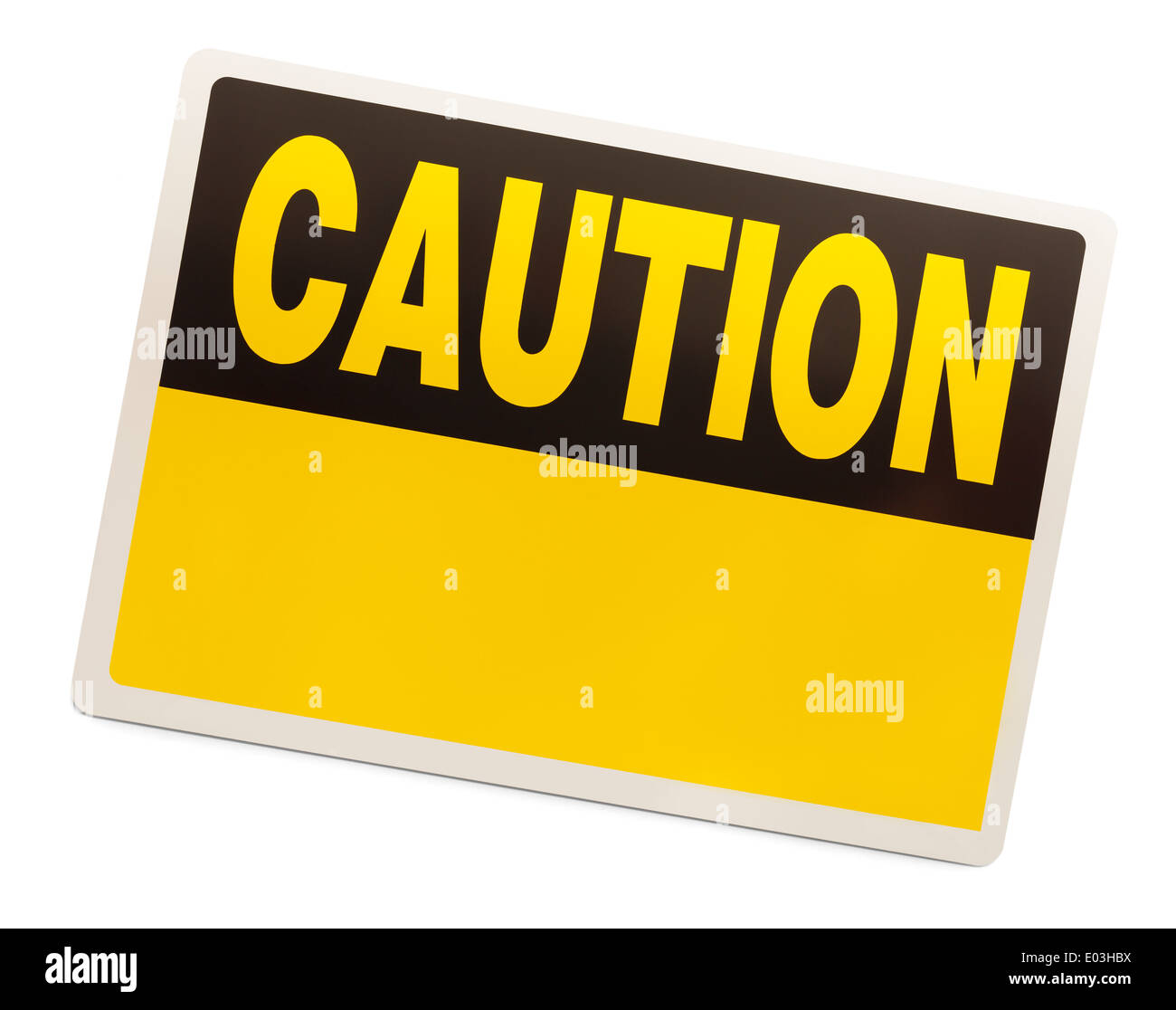 Caution Cut Out Stock Images & Pictures - Alamy