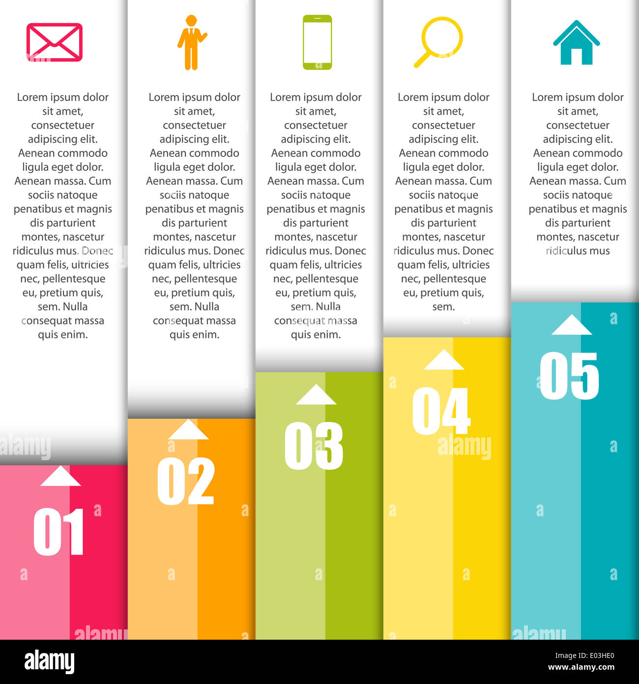 Infographic business template vector illustration Stock Photo - Alamy