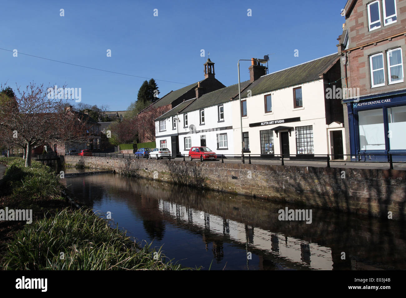 Exterior of Alyth Hotel Scotland April 2014 Stock Photo - Alamy