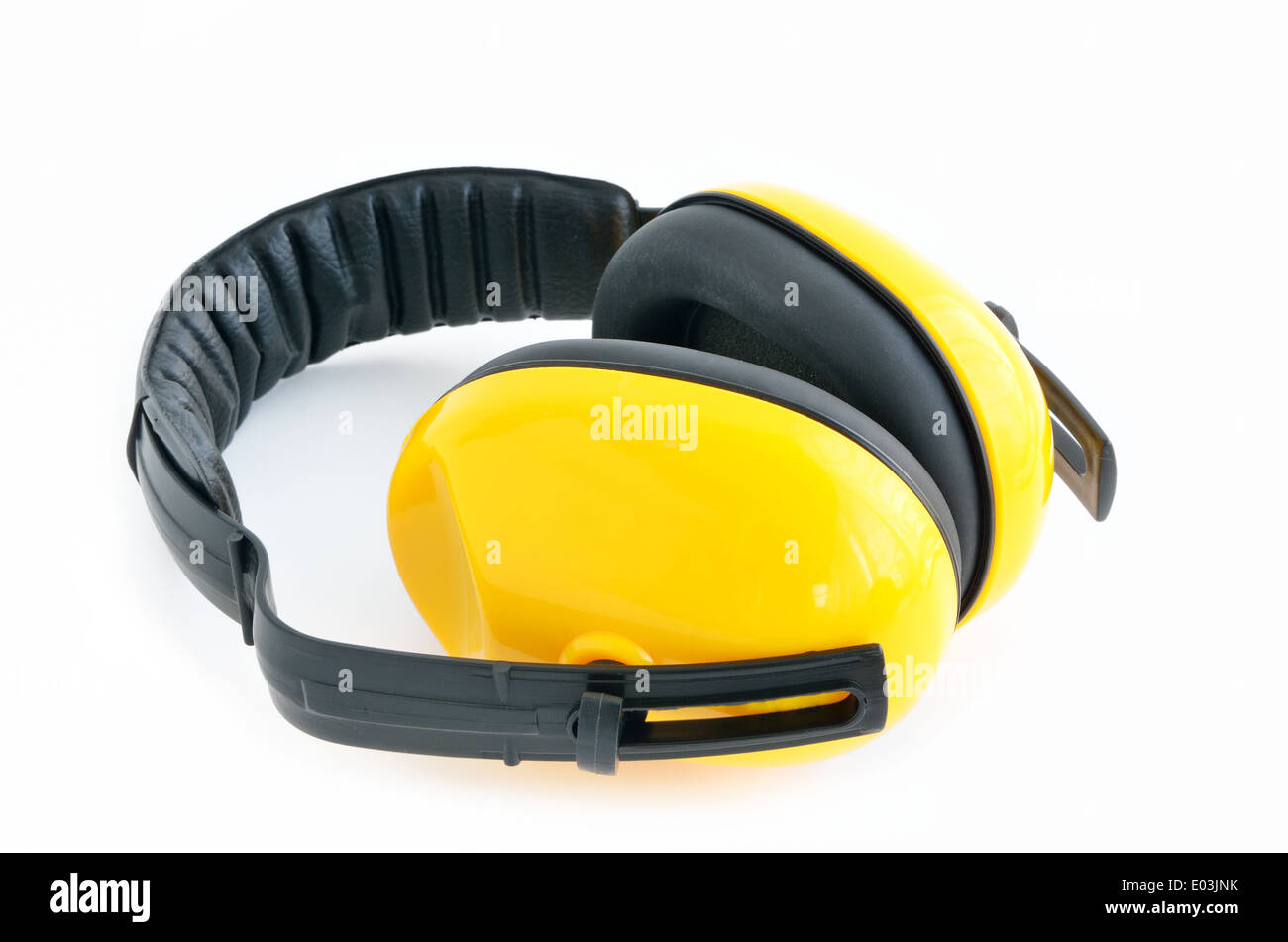 Yellow industrial hearing protection earmuffs Cut Out Stock Images ...