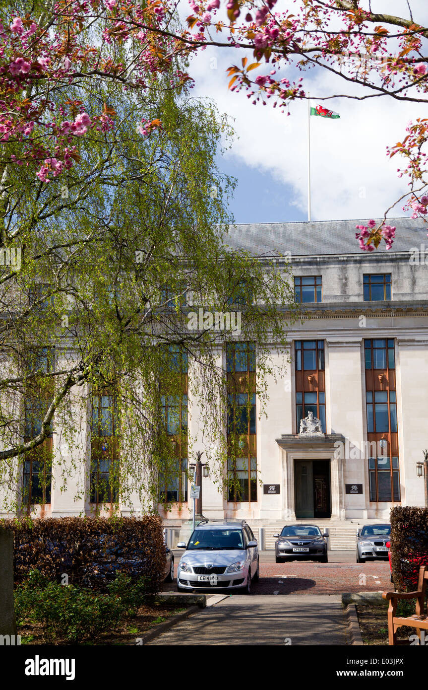 Welsh government cathays park hi-res stock photography and images - Alamy
