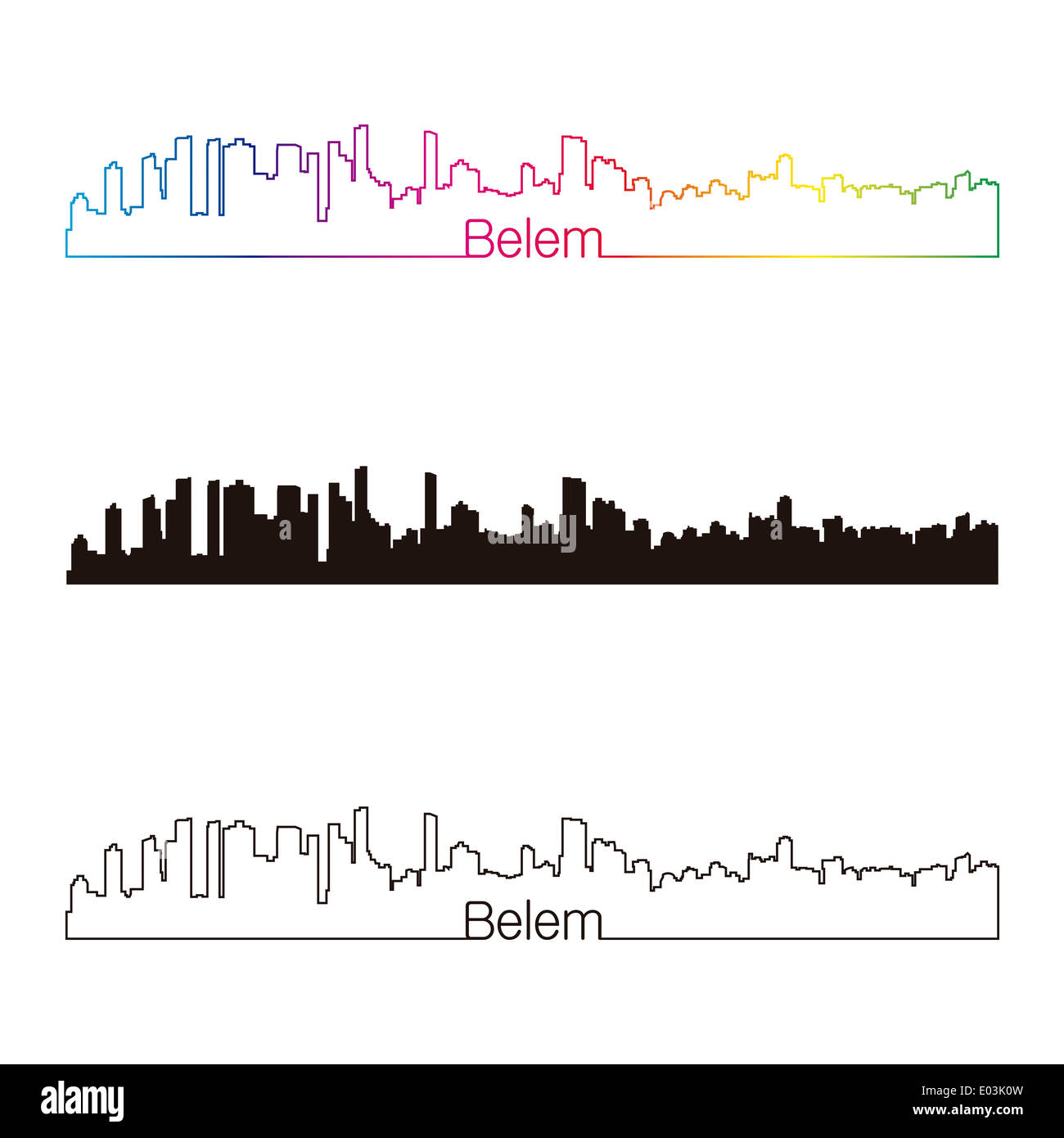 Belem tower architecture Cut Out Stock Images & Pictures - Alamy