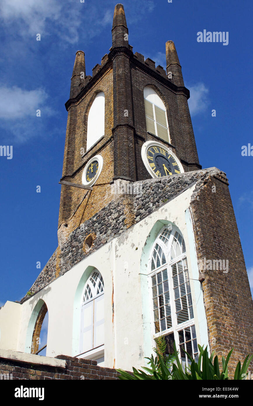 Presbyterian Church of Saint Georges. The church was destroyed during ...