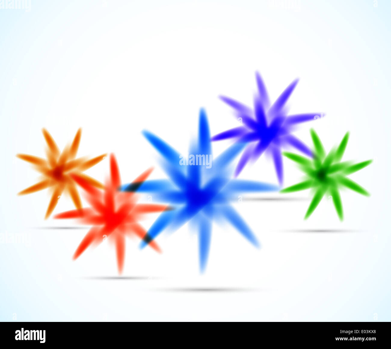 Bright background with colorful stars Stock Photo - Alamy