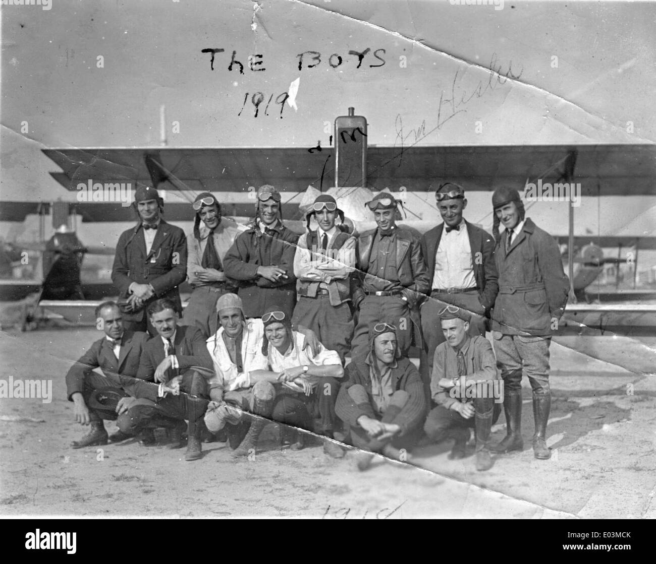 This historical photo from 1919 captures Jim Hester and 'The Boys' in ...