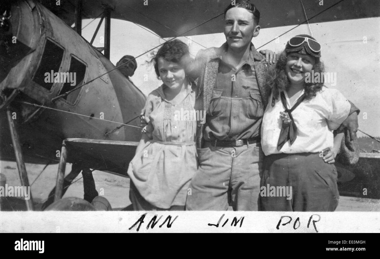 This photograph captures Jim Hester with Ann and Por, part of a ...