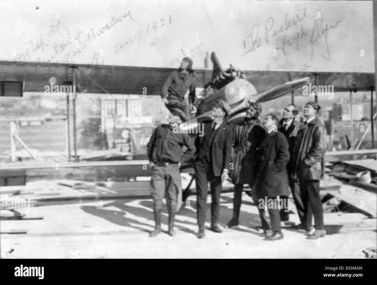 This photograph features Clark, Hester, Mark Campbell, Wally Timm, and ...