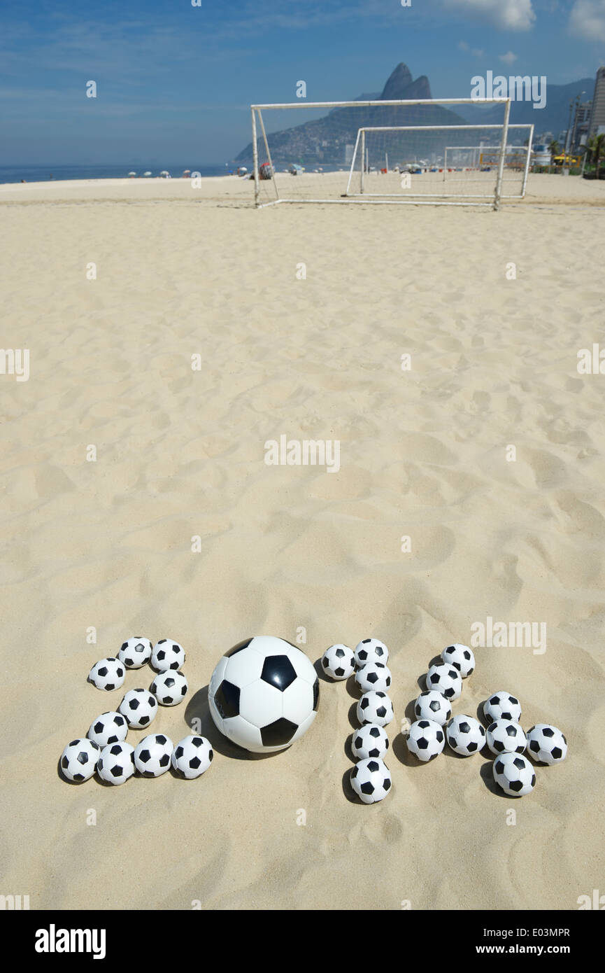 New soccer ball in sand hi-res stock photography and images - Alamy