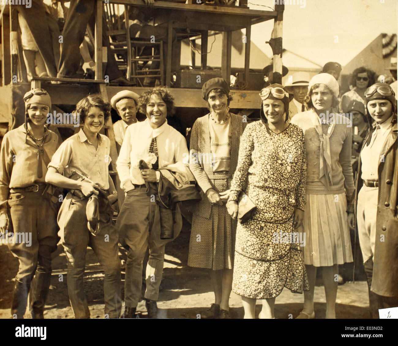 Miniature Powder Puff Derby Long Beach CA. Pancho Barnes Stock Photo ...