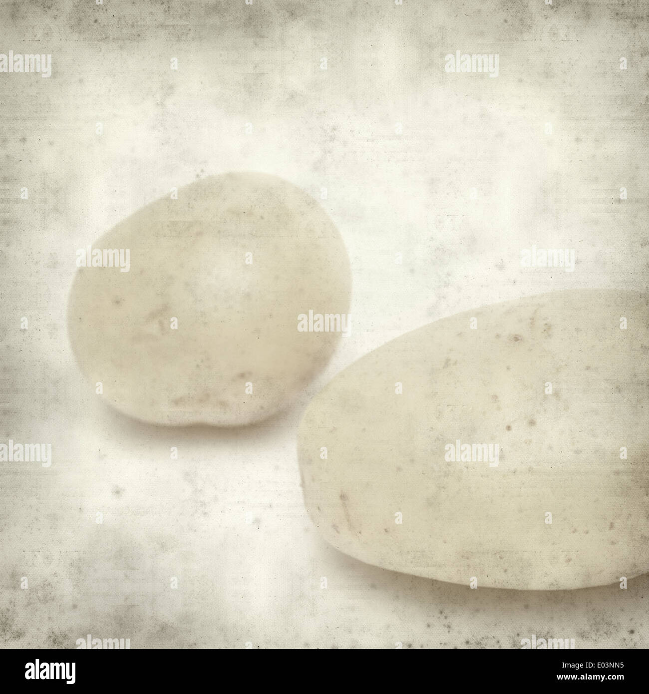 textured old paper background with new potatoes Stock Photo - Alamy