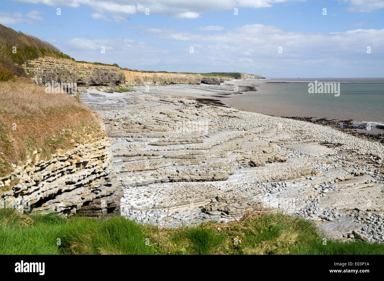 St Donats Beach near Llantwit Major, Glamorgan Heritage Coast, Vale of ...