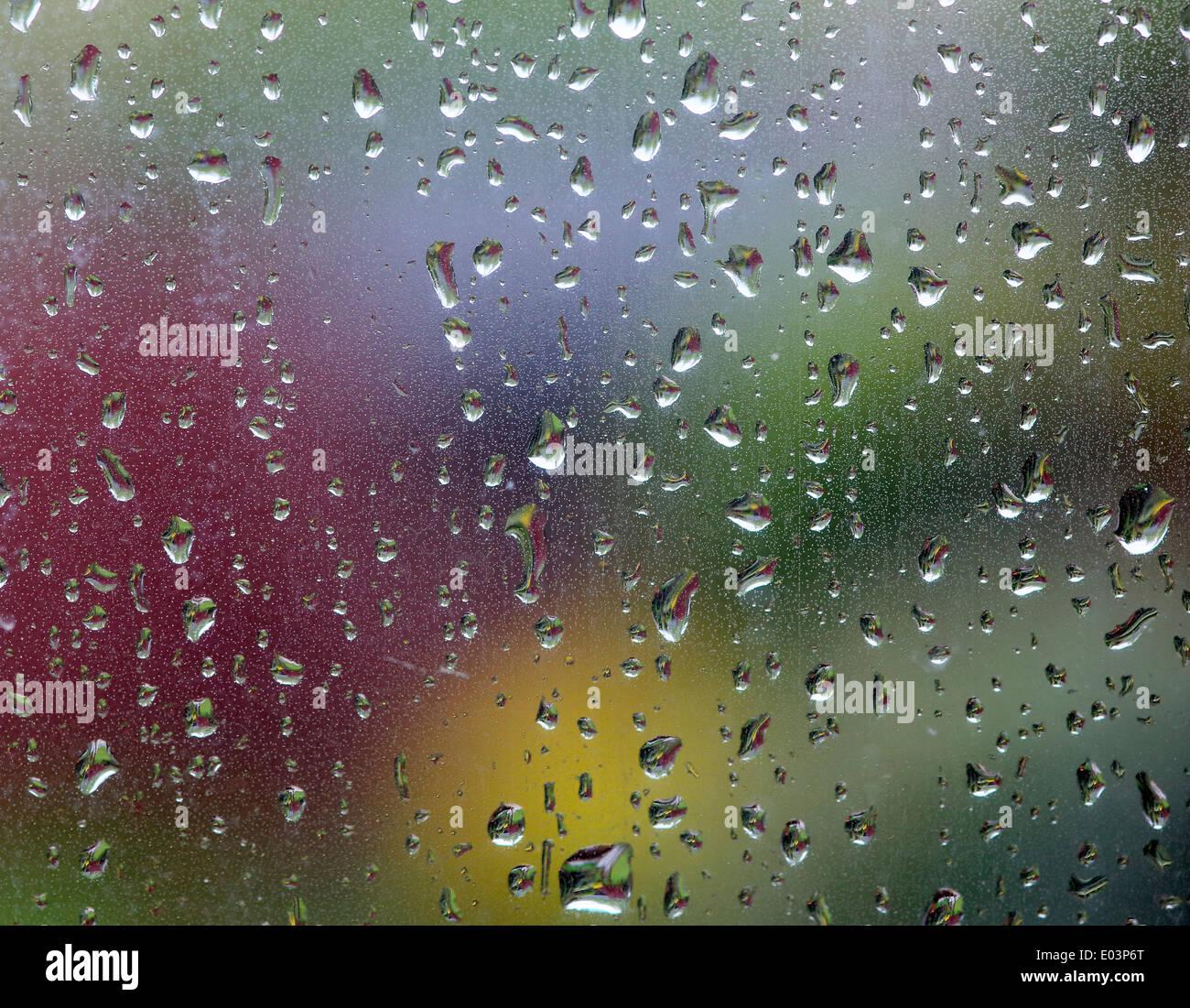 rain drops on window Stock Photo - Alamy