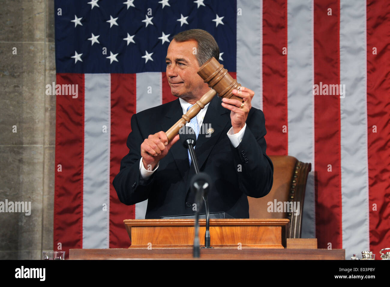 Speaker boehner gavel hi-res stock photography and images - Alamy