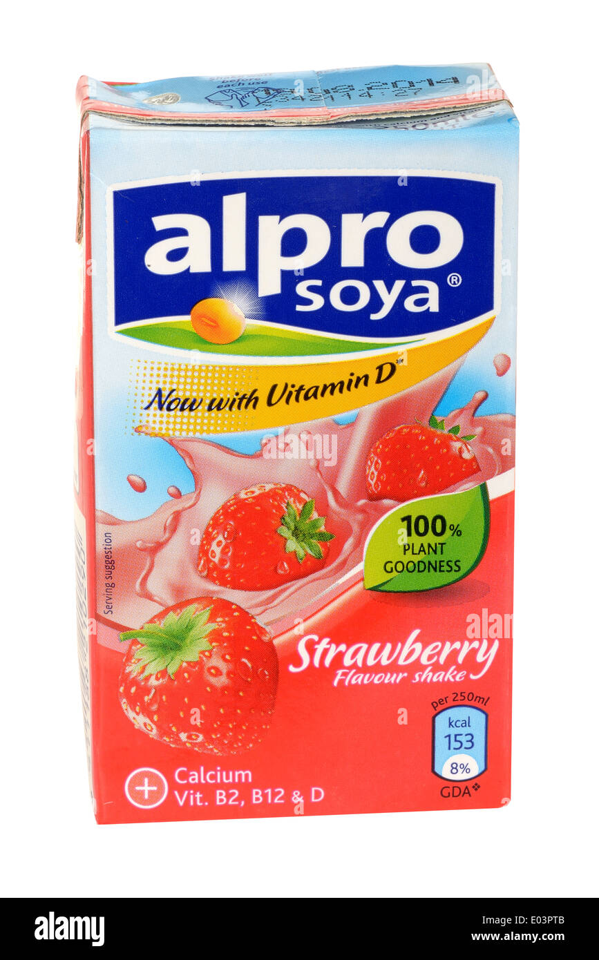 Soya milk alpro hi-res stock photography and images - Alamy