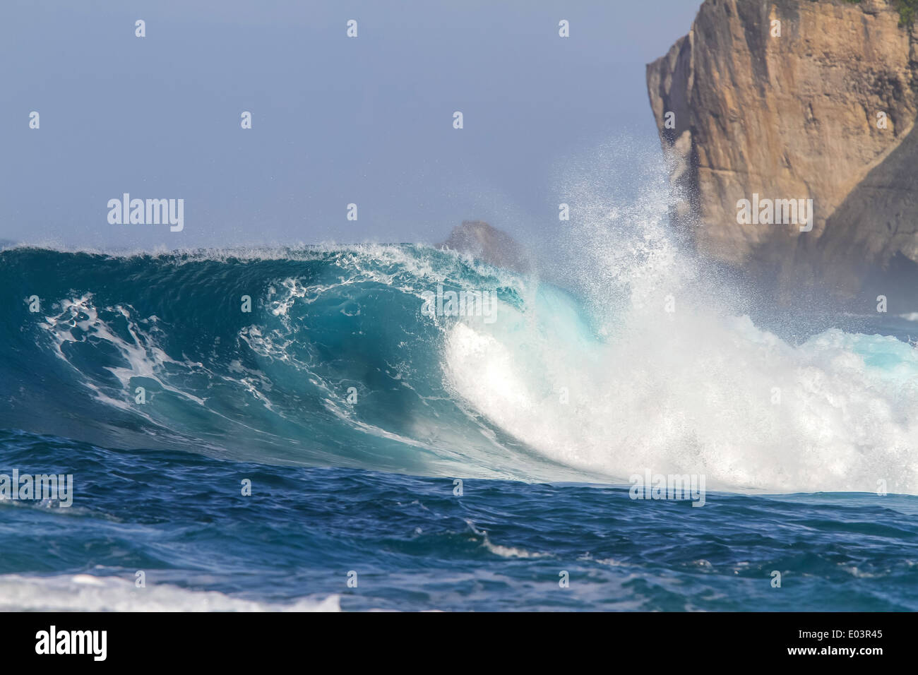 Picture of Ocean Wave.Sumbawa Island. Indonesia Stock Photo - Alamy