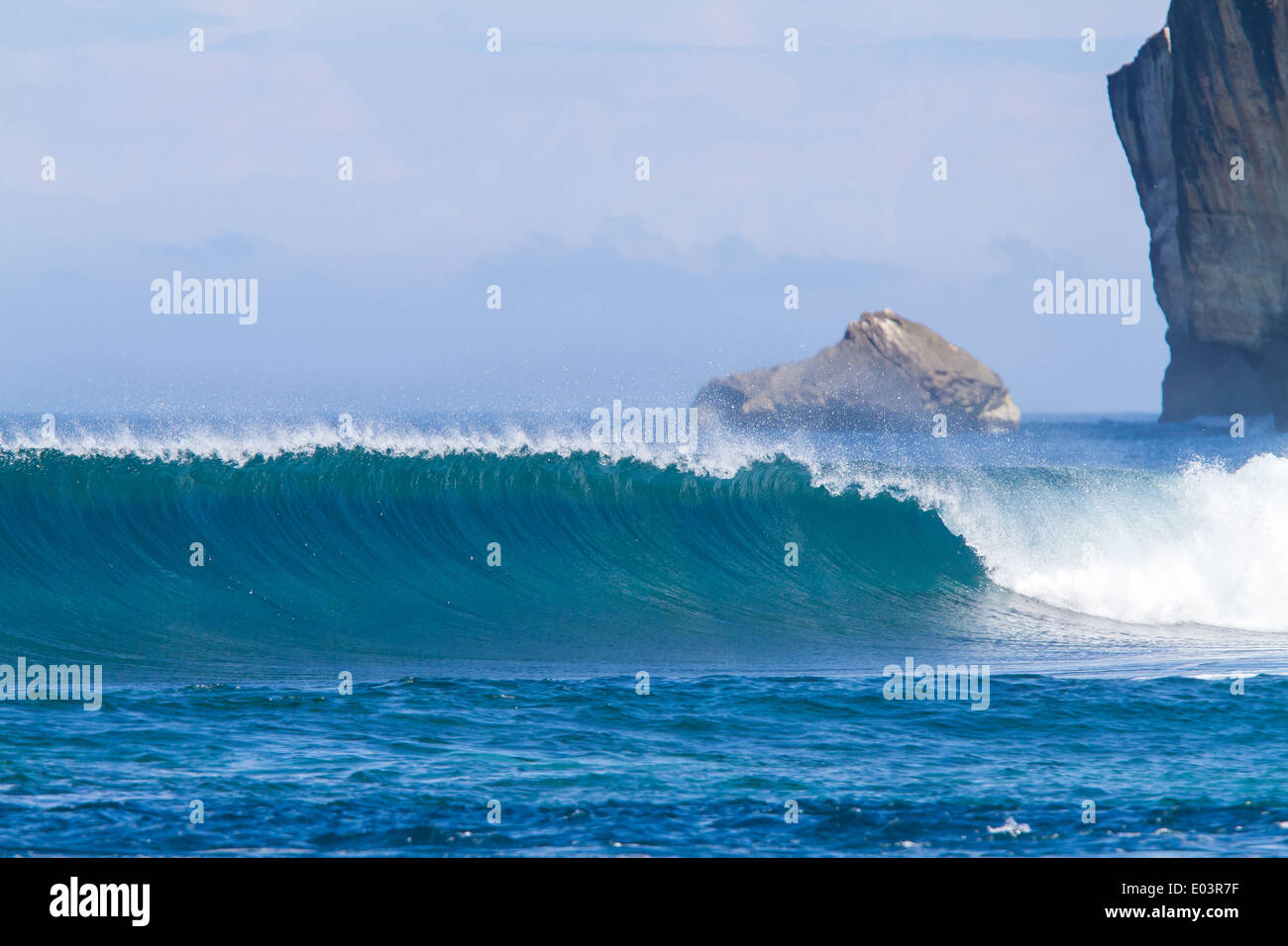 Picture of Ocean Wave.Sumbawa Island. Indonesia Stock Photo - Alamy