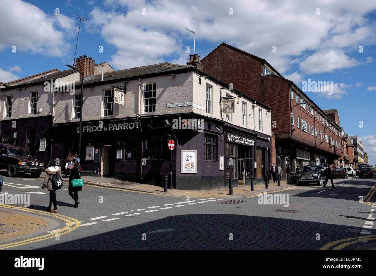Frog and Parrott public house and music venue in Sheffield city center ...