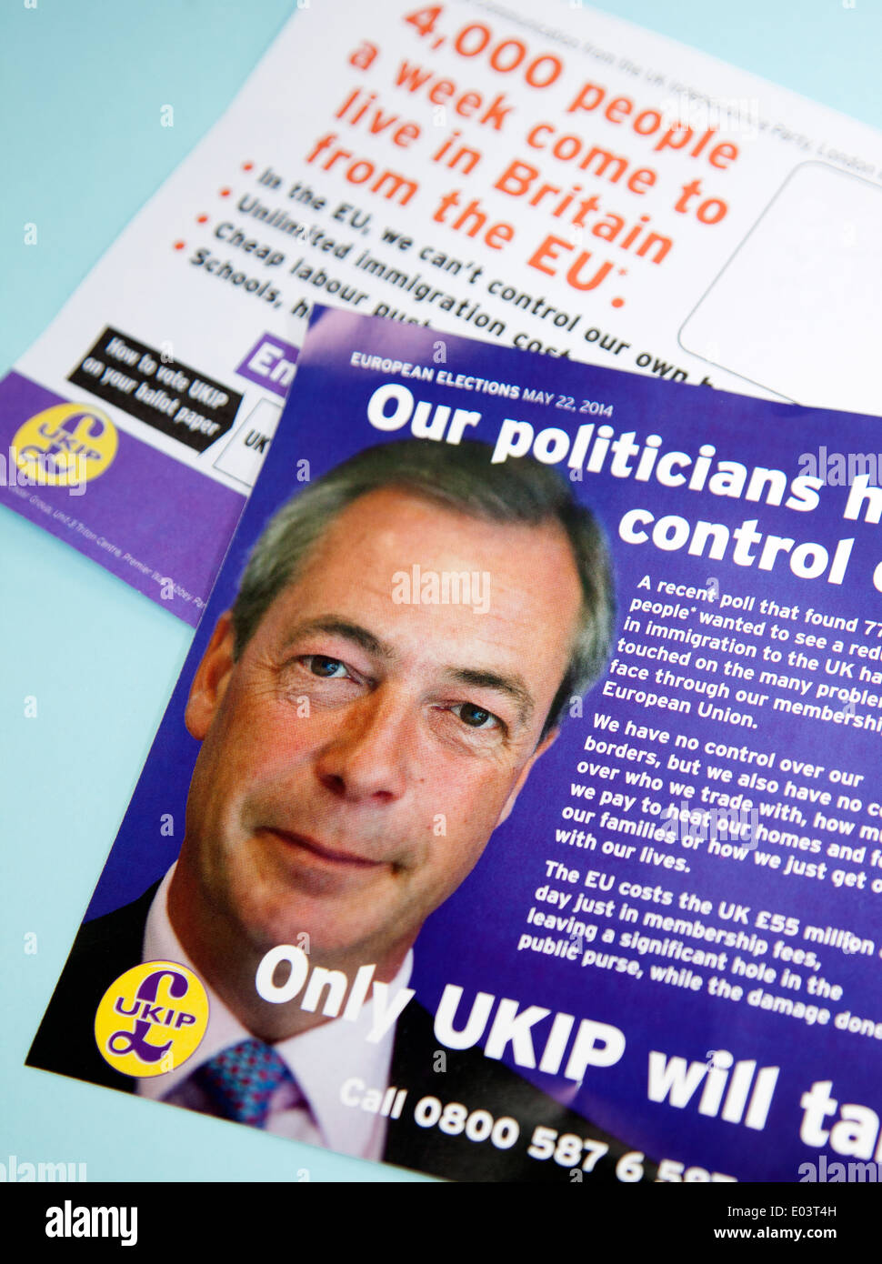 Politics leaflets uk elections hi-res stock photography and images - Alamy