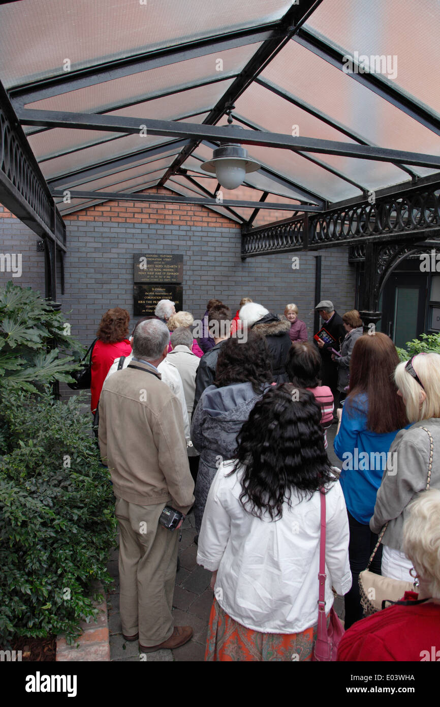 The set of Coronation Street,UK's longest running TV soap opera Stock ...