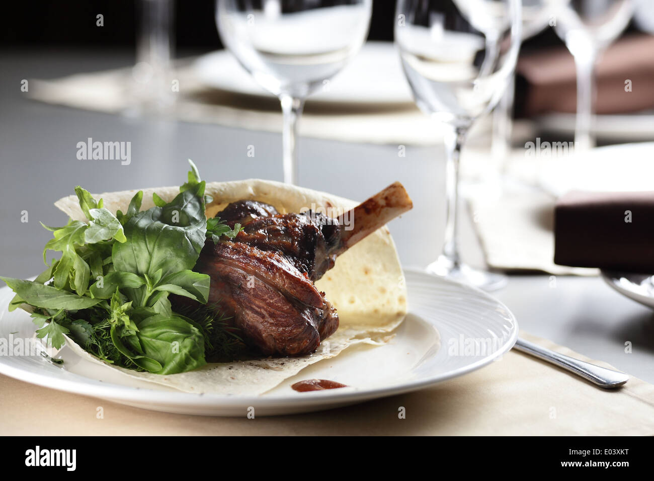 Hot peace meat on white hi-res stock photography and images - Alamy