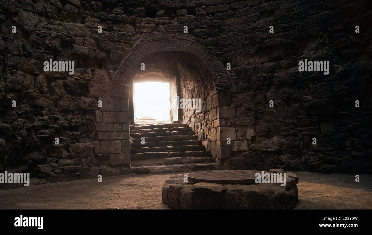 Exit door from dungeon in yedikule castle Stock Photo - Alamy