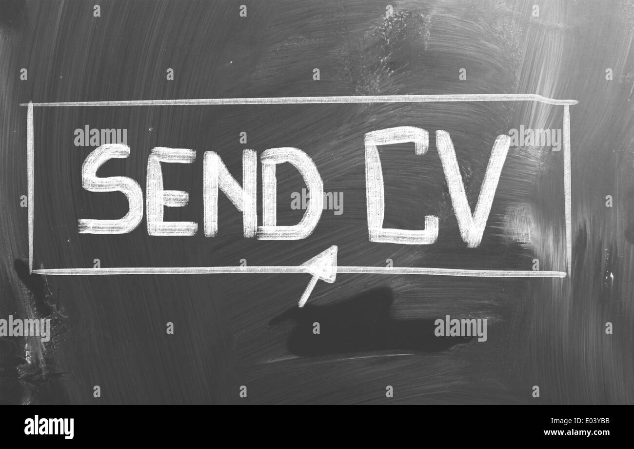 Send CV Concept Stock Photo - Alamy