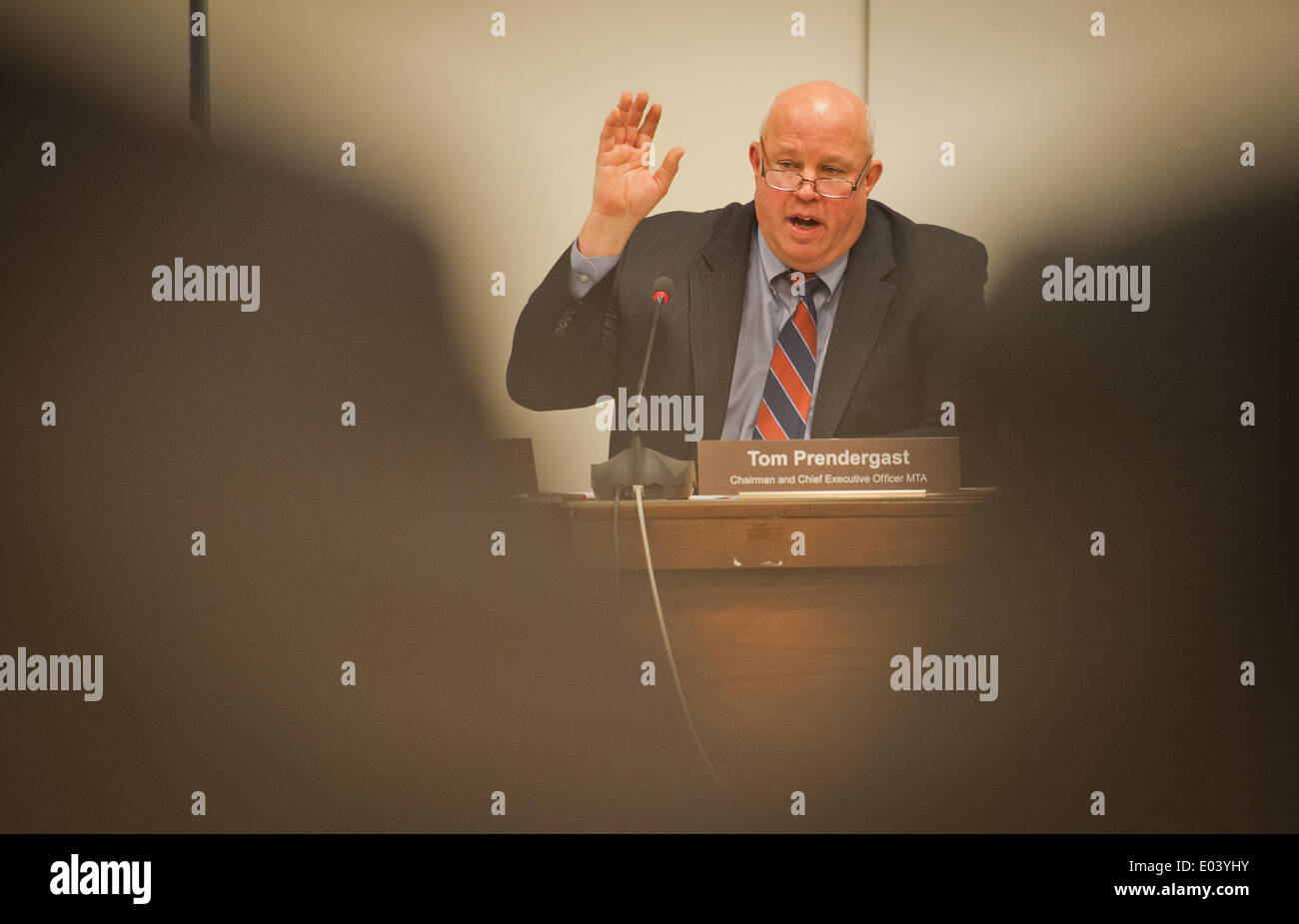 April 30, 2014 - Manhattan, New York, U.S. - MTA Chairman and CEO ...