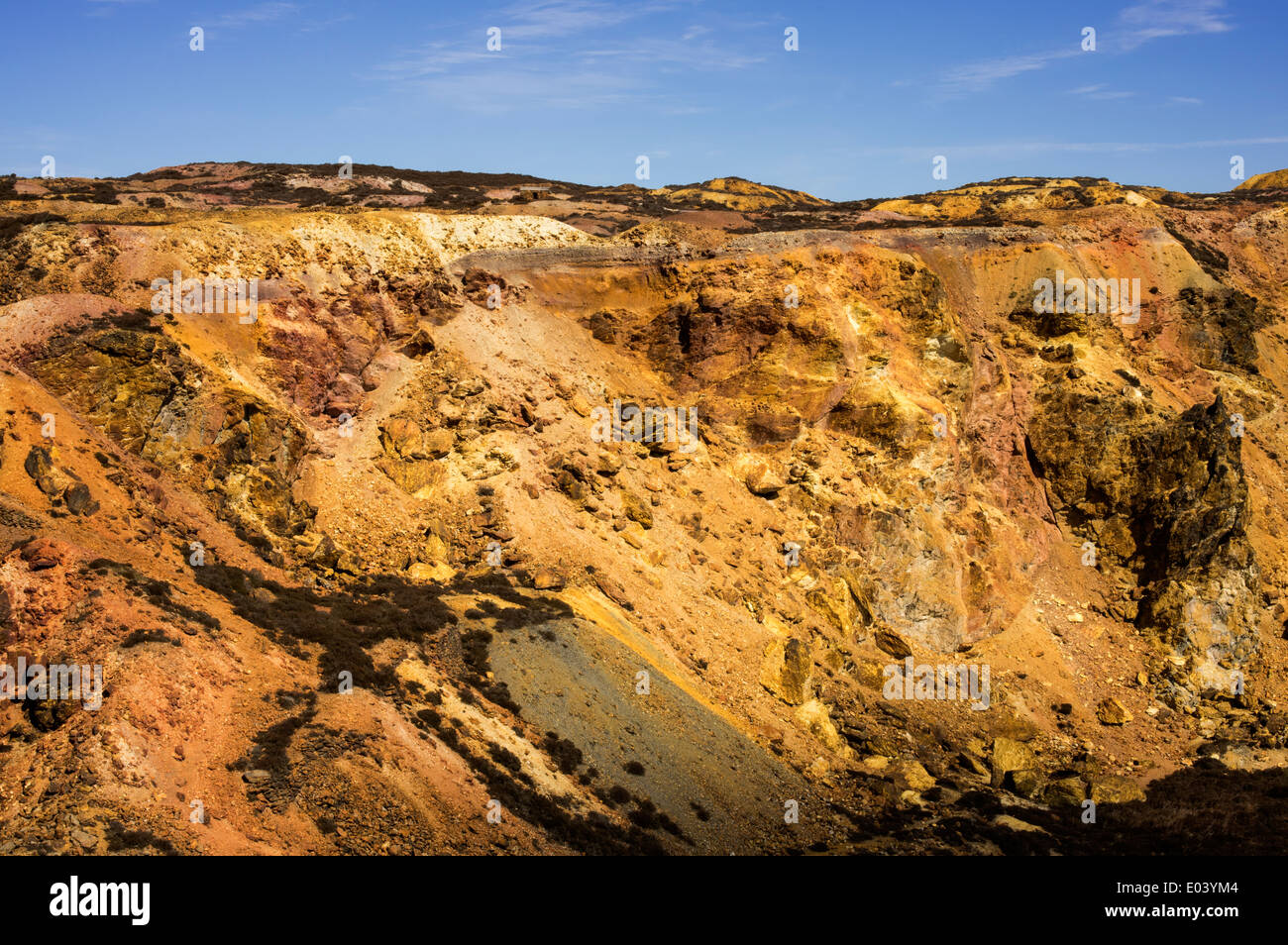 An old copper mine, once the biggest in the world, now a tourist ...