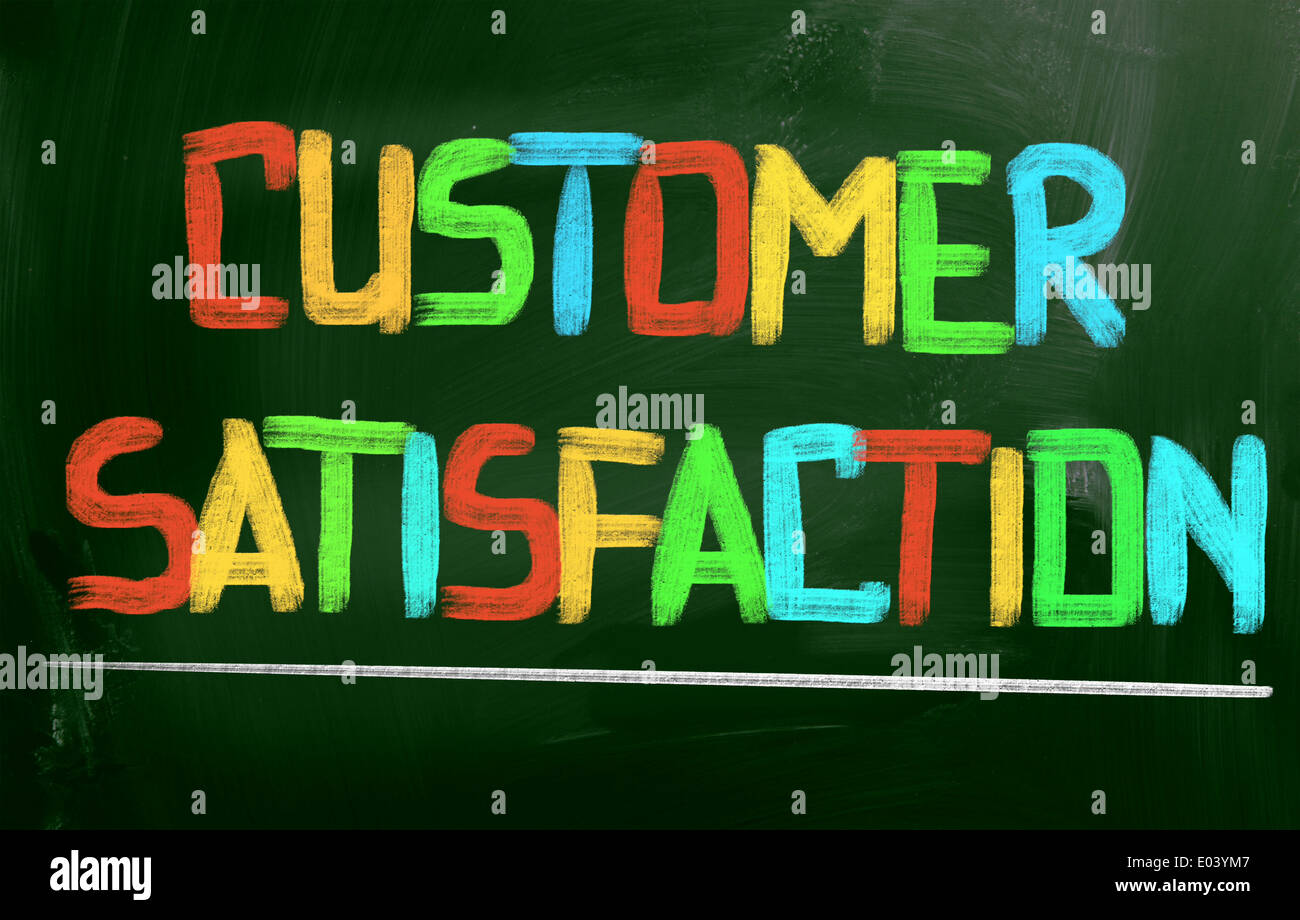 Customer Satisfaction Concept Stock Photo - Alamy